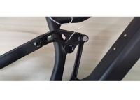 China 160mm Travel Electric Bike Frame OEM Full Suspension Carbon Bicycle Frame for sale