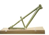 China Nice painting 26er Aluminum Dirt Jumper Bike Frame Horizontal Fish Type Dropout for sale