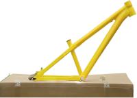 China Nice painting 26er Aluminum Dirt Jumper Bike Frame Horizontal Fish Type Dropout for sale