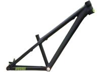 China Chinese Cheap Aluminum Dirt Jumper 4X BMX Bike Frame Horizontal Dropout Mountain Bicycle Hardtail Frame for sale