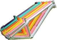 China Chinese Cheap Aluminum Dirt Jumper 4X BMX Bike Frame Horizontal Dropout Mountain Bicycle Hardtail Frame for sale
