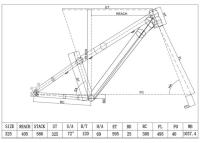China Chinese Cheap Aluminum Dirt Jumper 4X BMX Bike Frame Horizontal Dropout Mountain Bicycle Hardtail Frame for sale