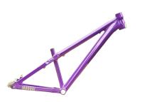 China Nice painting 26er Aluminum Dirt Jumper Bike Frame Horizontal Fish Type Dropout for sale