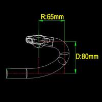 China Carbon Black Gravel Handlebar WIDTH 1 340/380/420/460MM((W1 C-C) for sale