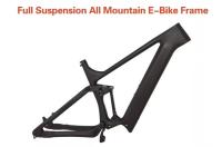 China 29er Shimano Carbon Full Suspension E-bike Frame Lightweight EP8 Electric Mountain Bike for sale