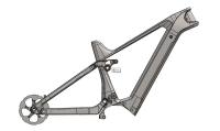 China 29er Full Suspension E-bike Frame 205X65mm 29 Inches Size for MTB Bikes for sale