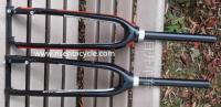 China Lightweight MTB Rigid Fork FML30A 26/27.5/29ER Aluminum Alloy Dropout 9qr Tapered Bicycle Fork for sale