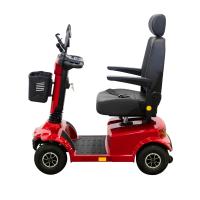China Newly 450W Four Wheel Outdoor Electric Scooter Shopping Scooter with Mdr Approval Red for sale