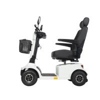 China 450W Motor Standard Size Off-Road 4 Wheel Electric Mobility Scooter For Adults Without Battery White for sale