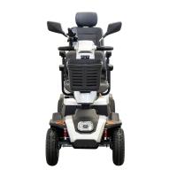 China 950W Dual Seats Electric Mobility Scooter With ELectric Magnetic Brake For Outdoor Travelling White for sale