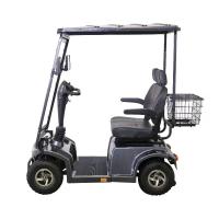 China Double Seat 4 Wheel Golf Electric Mobility Scooter With Sliders And Headrest  With LCD Display LED Lighting for sale