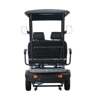 China Double Seat 4 Wheel Golf Electric Mobility Scooter With Sliders And Headrest  With LCD Display LED Lighting for sale