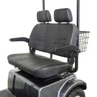 China Double Seat 4 Wheel Golf Electric Mobility Scooter With Sliders And Headrest  With LCD Display LED Lighting for sale