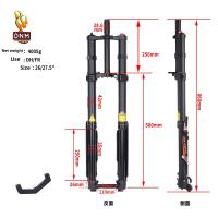 China 27.5/29er Dual-crown Inverted Downhill Suspension Fork for DH Mtb USD-8N 8inch travel for sale