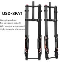 China USD-8fat Fat Bike Snow Bike Dual-Crown Downhill Inverted Fork for sale