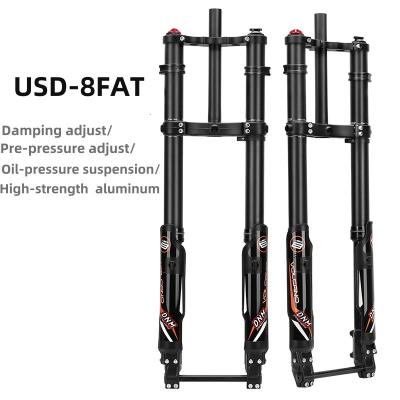 China USD-8fat Fat Bike Snow Bike Dual-Crown Downhill Inverted Fork for sale