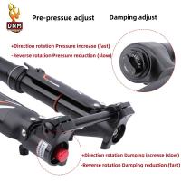 China Dnm USD-6s Enduro Moutain Bike Inverted Air Suspension Fork Front Suspension Forks 160mm Travel for sale
