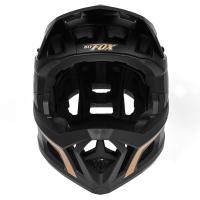 China OEM&ODM Off-Road Helmet Downhill Mountain Bike Helmet With CE En1078 Cpsc Approval Black Gold for sale