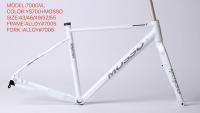 China 700c Aluminum Alloy Road Bicycle Frame Gravel Bike Flat Mount Disc Road Bike for sale