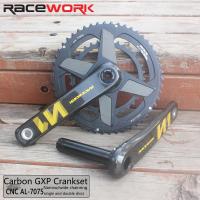 China Road Bicycle Carbon Gxp Hollow Integrated Crank 10/11s Single Disc Double Disc 170mm Length for sale