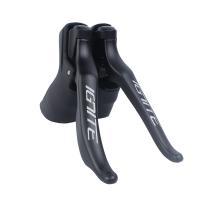 China 9-Speed Road Bicycle Shifting Handle Brake Lever Derailleur Manual Lever Black Color for sale