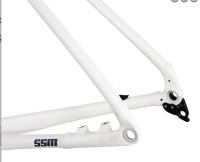 China Bicycle Parts Aluminum Alloy Gravel Bike Frame 700x38c Disc Brake 142x12 Flat Mount for sale