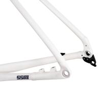 China Lightweight Aluminum Gravel Bike Frame 700X38c Racing Road Bicycle for sale