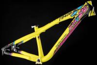 China 26er Dirt Jump Aluminum Bike Frame Mountain Bike 100-130mm Hardtail Mtb Frame for sale