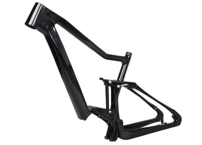 China 27.5Plus/29er Full Suspension Carbon Electric Bike Frame Bafang Mid-drive Ebike Frame for sale