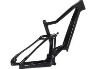 China 27.5Plus/29er Full Suspension Carbon Electric Bike Frame Bafang Mid-drive Ebike Frame for sale