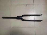 China Customized Aluminum Single Shock Bike Fork 35mm travel 100x15 Dropout Disc Brake for sale