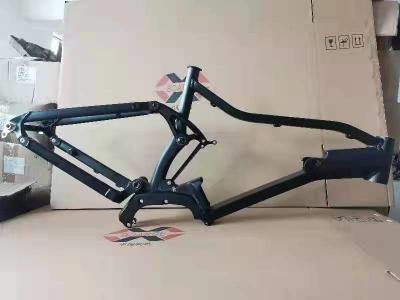 China Bafang 250W Trail Full Suspension E-bike Frame Mid-Drive Pedelec emtb Electric Mountain Bike for sale