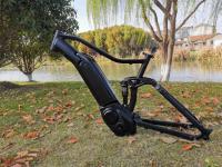China Bafang 250W Electric Full Suspension Bike Frame Mid-Drive Pedelec emtb E-bike G330 for sale