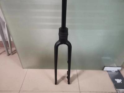 China Bicycle Parts 700c  Aluminum Single Shock Trekking Bike Fork 25mm travel 100x15 Dropout Disc Brake for sale