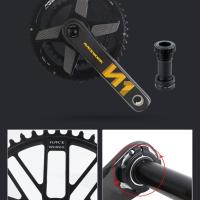 China China wholesale Carbon Gravel Road Bike Crankset Lightweight 170/172.5mm Shaft 40/42/44T Chainring. for sale