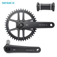 China Lightweight Road Bike Crankset Gravel Bicycle DUB Crank 165/170/175 42/44T for sale