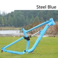 China Aluminum Alloy Full Suspension Frame with Inner Cabling Routing System for sale