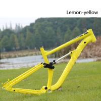 China Aluminum Alloy Full Suspension Frame with Inner Cabling Routing System for sale