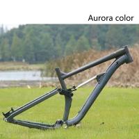 China Aluminum Alloy Full Suspension Frame with Inner Cabling Routing System for sale