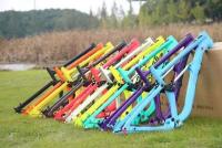 China Aluminum Alloy Full Suspension Frame with Inner Cabling Routing System for sale