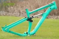 China 17 Inch Mountain Bike Frame Yellow Color for Long-lasting Durability for sale