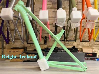 China 26/27.5er AM All Mountain Hardtail Mtb Frame Aluminum Bike Frame 17 Inch Inner/Outer Cable Routing for sale
