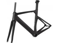 China 700c Road Carbon Bike Frame Racing 1150kg OEM Matte/Glossy Full Carbon With Fork for sale