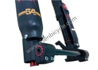 China 26er/27.5er Fat Bike Inverted Air Suspension Fork 150x15mm Dropout Rebound/Compression for sale