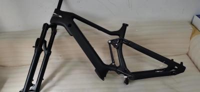 China 29er Boost M600 250w Carbon Full Suspension Ebike Frame 500w Electric Bike Frameset for sale