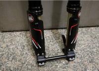 China DNM USD-6 Enduro Bike Fork Inverted Air Suspension 160mm Travel Dual Disc 26/27.5er for sale