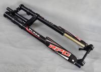 China 26/27.5er Inverted Fat Bike Suspension Fork 203mm Travel 150x15mm thru-axle for sale