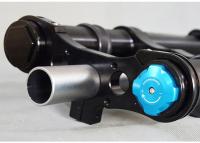 China 26/27.5er Inverted Fat Bike Suspension Fork 203mm Travel 150x15mm thru-axle for sale