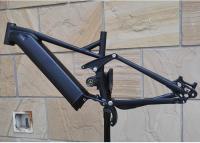 China 27.5er Boost Full Suspension Electric Bike Frame w/ Shimano E8000 Integrated downtube for sale
