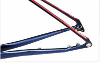China Kinesis 700c Lightweight Aluminum Road Bike Frame Disc Brake Frameset+Fork for sale